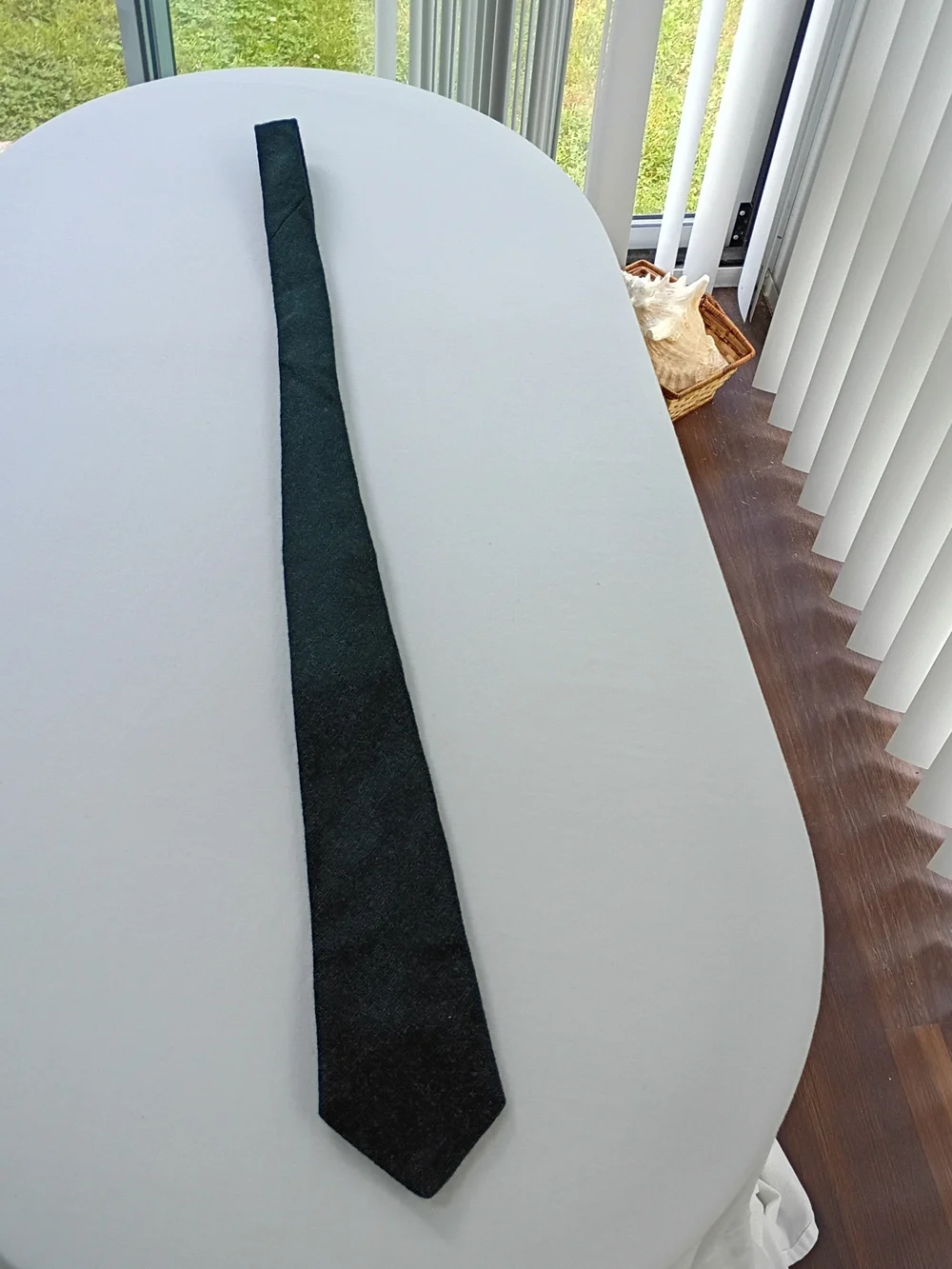 Inigo Jones | Accessories | Vintage Tie Wool Dark Green Inigo Jones ...